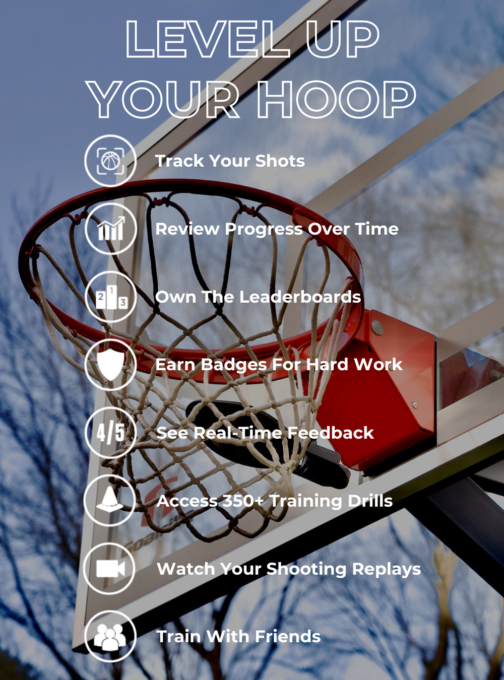 Swish Hoop - Basketball Training Shot-Tracking Technology